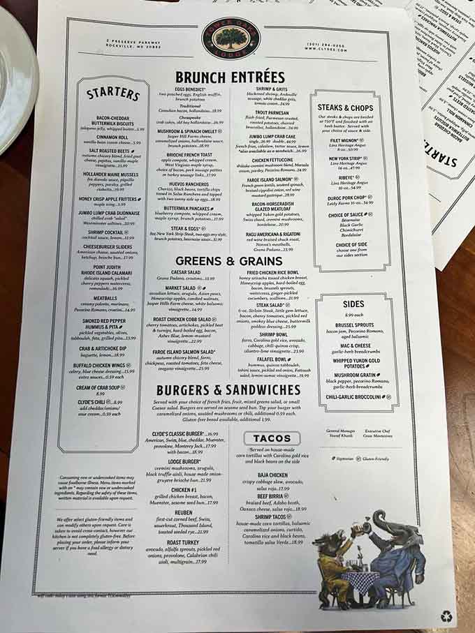This menu is longer than most novellas, and infinitely more satisfying to consume from start to finish.