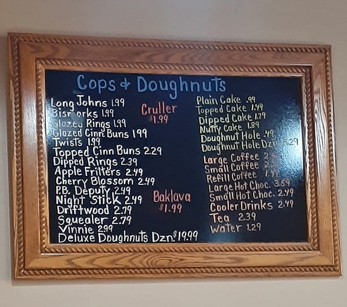 The menu reads like a police report written by someone who really understands the importance of cinnamon.