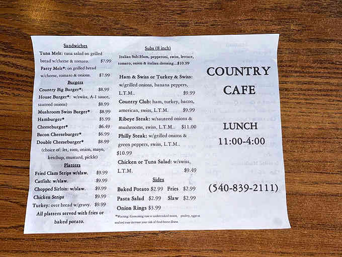 Simple menus often hide the best secrets, and this one's keeping some delicious ones.