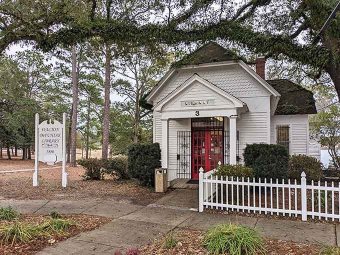 That red door welcomes readers into one of Florida's oldest libraries, where books have been changing lives since the 1880s.