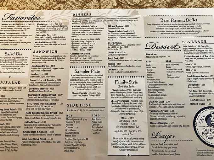 This menu reads like a greatest hits album of comfort food, and every track is a certified banger.