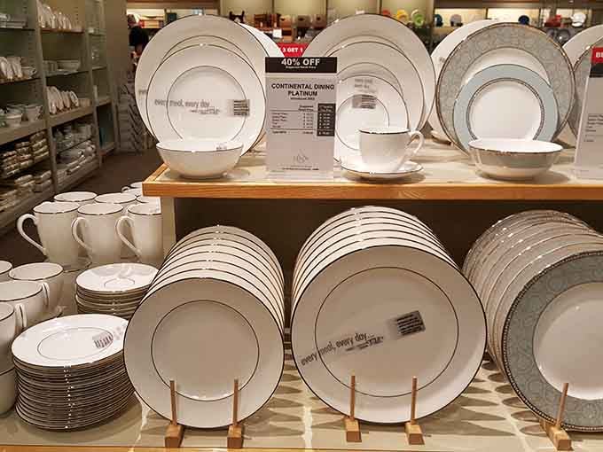 Elegant dinnerware stacked high, transforming everyday meals into occasions worthy of your fanciest napkins and best behavior.