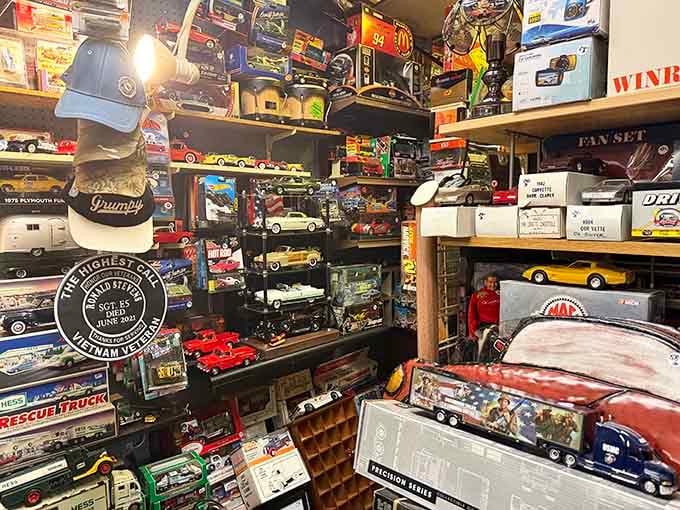 Collectors' dreams come true in miniature form, perfectly preserved nostalgia waiting to roll home with you.