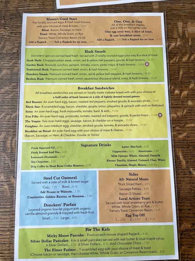 Hash options that would make a diner weep with joy, all laid out like breakfast poetry.