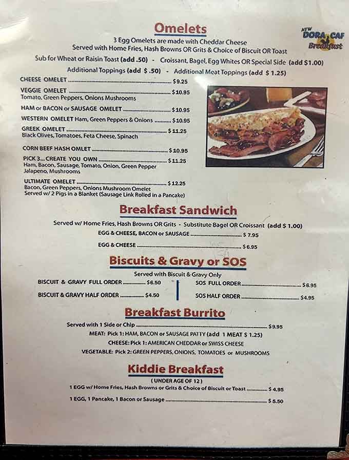 This menu reads like a greatest hits album of breakfast, and every track is a certified banger.