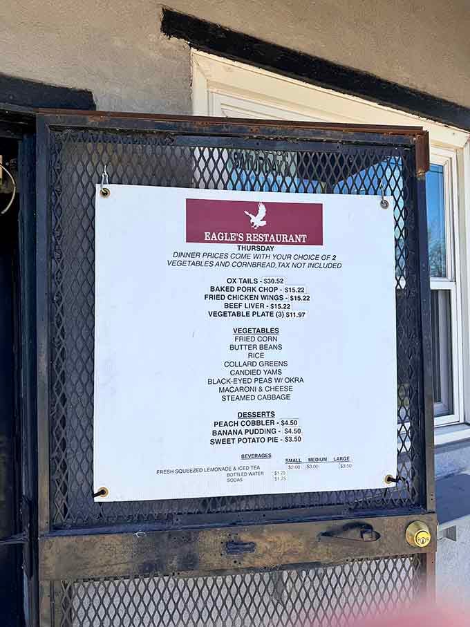 Thursday's menu reads like Southern food's greatest hits album, and trust us, every track is absolute gold.