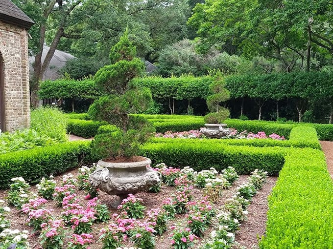 Those perfectly sculpted hedges prove someone takes their topiary duties more seriously than we take anything.