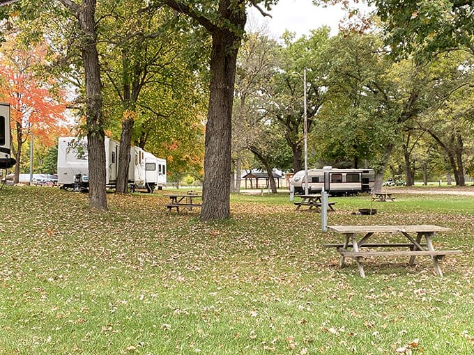 Elkader City Park's campground offers a perfect blend of wilderness and convenience &ndash; where you can toast marshmallows under stars and still walk to breakfast.