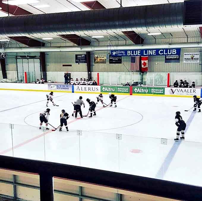 Hockey brings communities together faster than a church potluck, and this arena proves it every game night.