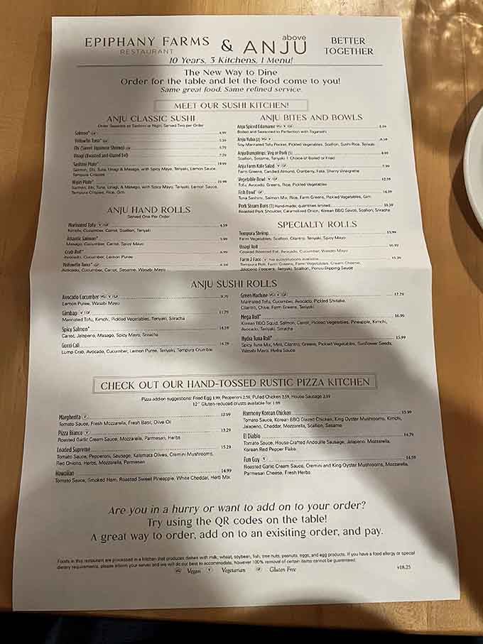 Three kitchens, one menu, infinite possibilities&mdash;this is what happens when someone actually thinks about what diners want.