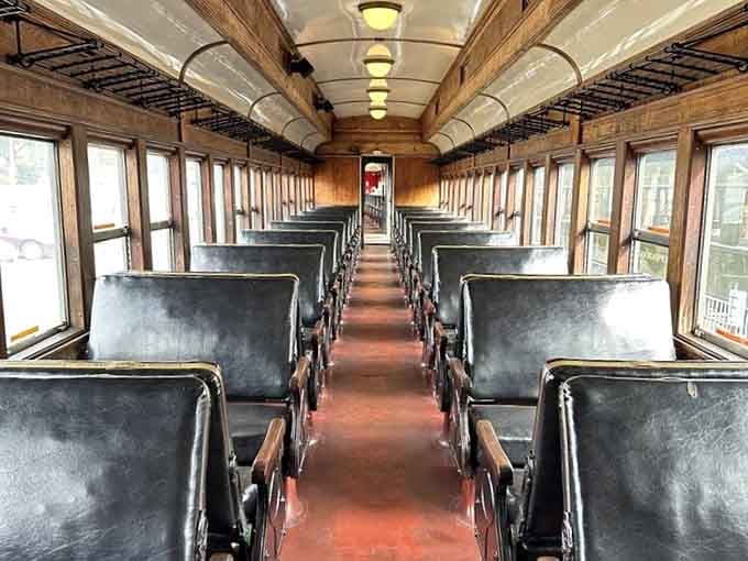 Step inside these authentic wooden coaches where generations have sat, dreamed, and watched Connecticut roll by their windows.
