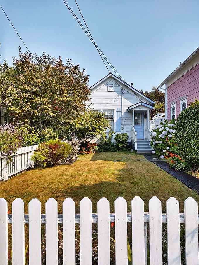 White picket fences and tidy gardens prove small-town charm isn't just a Hallmark movie invention.