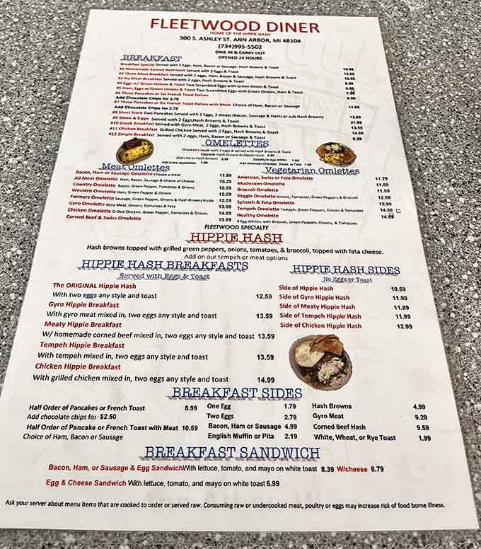 The menu hasn't changed much since your parents were young, and that's exactly how it should be.