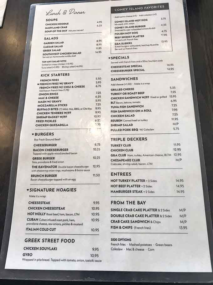 When the menu reads like a greatest hits album of American comfort food, you know you're home.