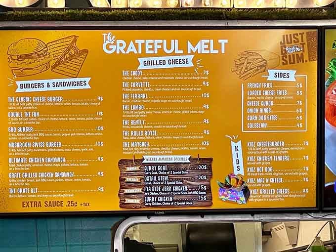 When your menu needs luxury car names to describe grilled cheese, you know things are getting serious.