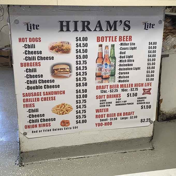 When your entire menu fits on one board and people still line up, you're doing something magnificently right.