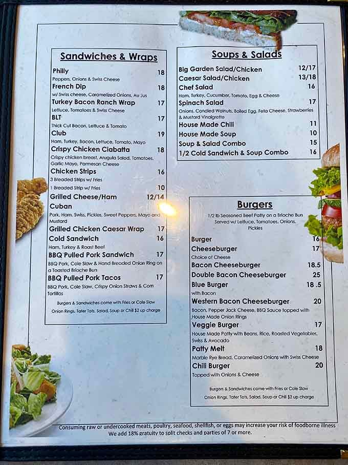 A menu that proves you don't need fifty pages to do breakfast right, just honest food done well.