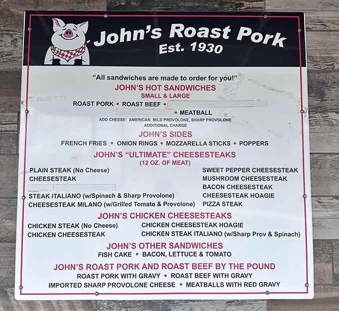 This menu has stayed focused for decades, proving that doing a few things brilliantly beats doing everything mediocrely.