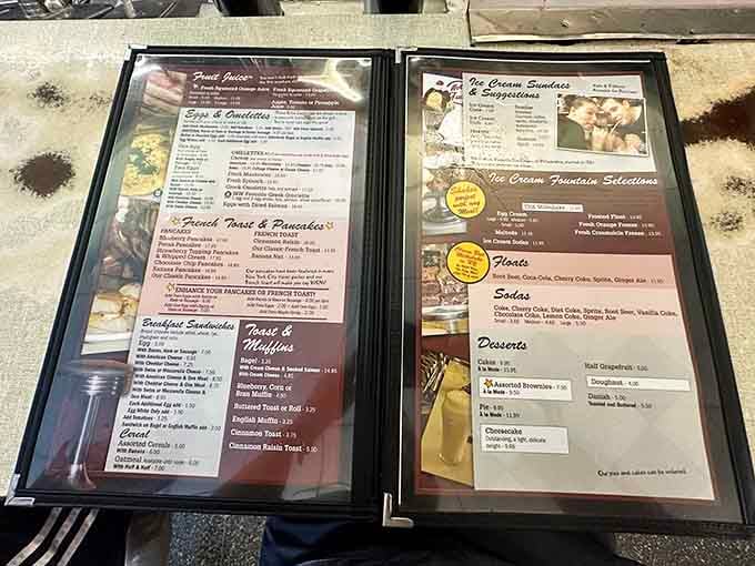 The menu hasn't changed much in decades, and honestly, why mess with perfection when it's working this well?