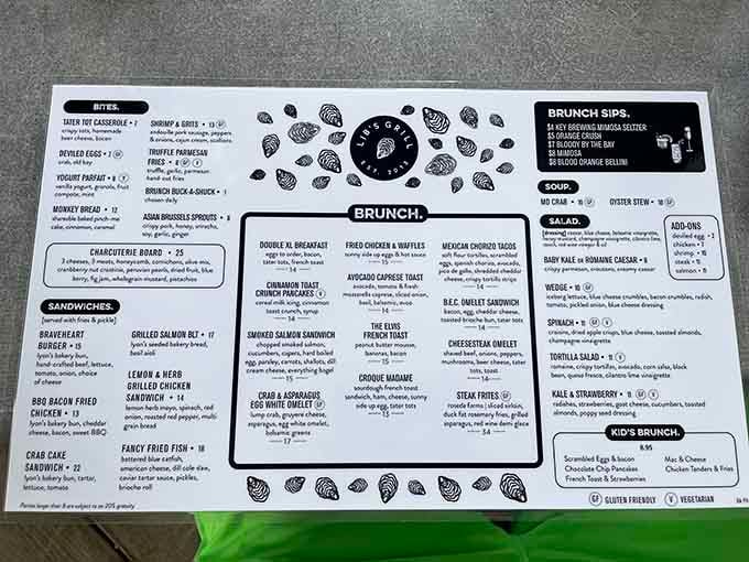 A menu designed to make decision-making delightfully difficult, featuring brunch favorites and creative twists.