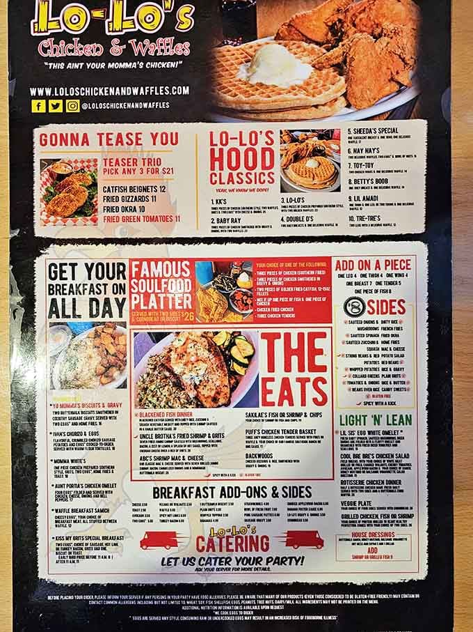 This menu board is like a choose-your-own-adventure book, except every choice leads to deliciousness and zero regrets whatsoever.