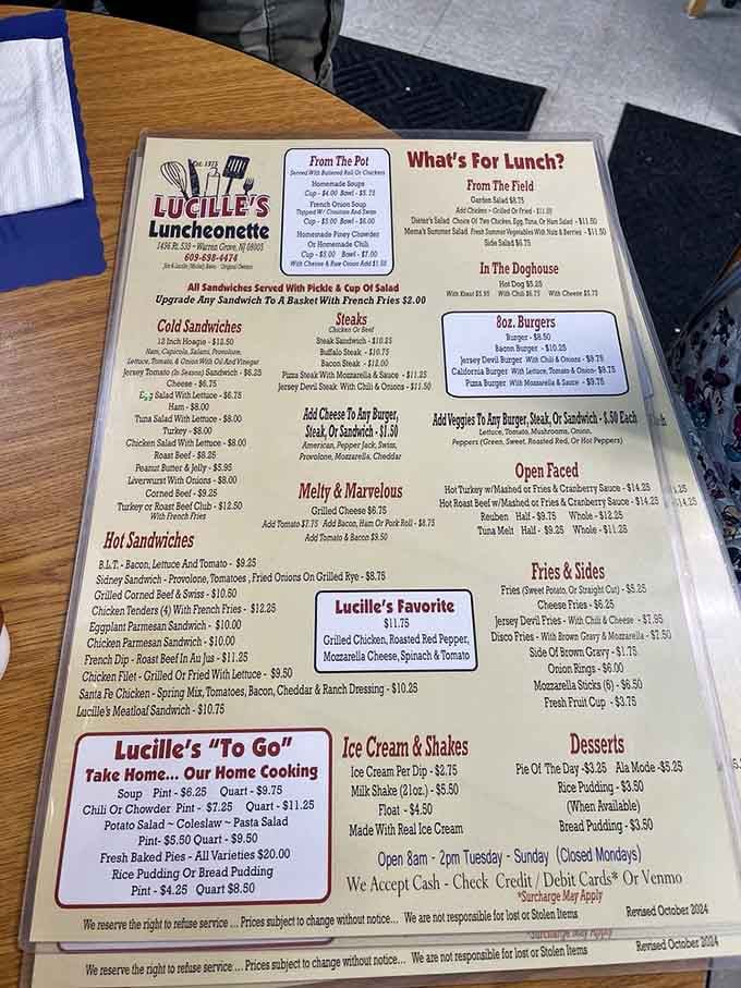 A menu that reads like your grandmother's recipe box, if your grandmother knew exactly what people craved.