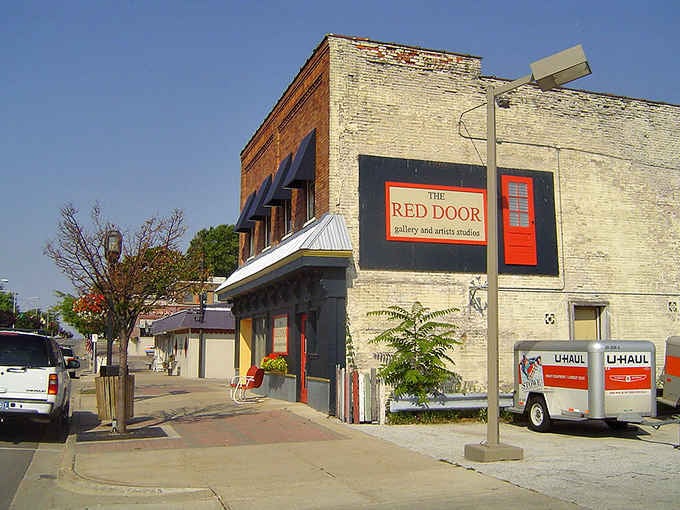 The Red Door gallery proves that small-town art scenes can pack just as much creative punch as big cities.