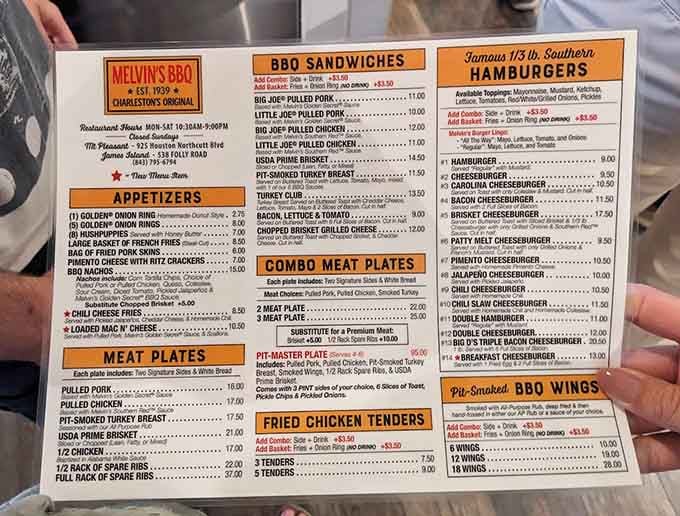 When a menu offers everything from pit-smoked turkey to chili cheeseburgers, decision-making becomes delightfully impossible.