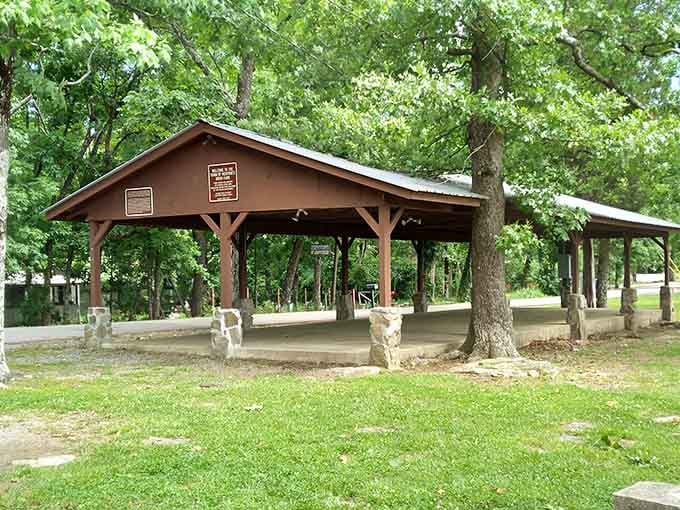 Brow Park's pavilion offers million-dollar views without the million-dollar price tag&mdash;nature's best bargain.