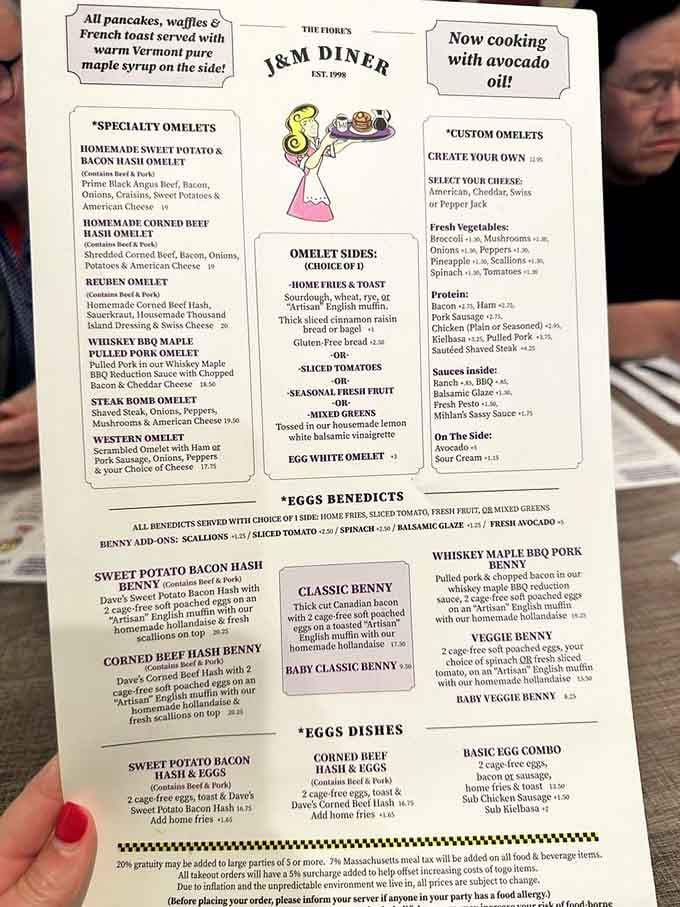 The menu proudly announces they're cooking with avocado oil now, because even classic diners know how to evolve with the times.