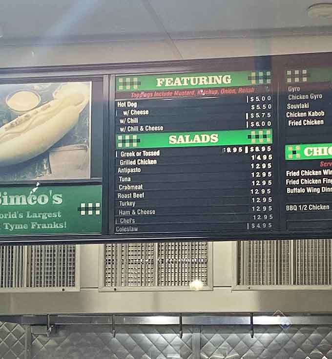 When the menu board lists hot dogs with chili and cheese, you know you've found your people and your lunch destination.