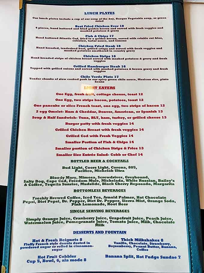 A menu this extensive means someone's been listening to what people actually want to eat for decades.