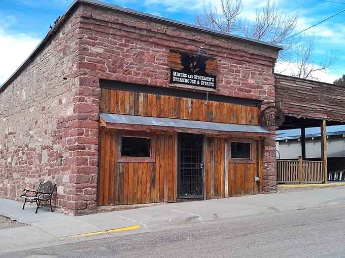 The Miners and Stockman's Steakhouse stands as a delicious time capsule, its sandstone walls holding decades of local conversations and hearty meals.