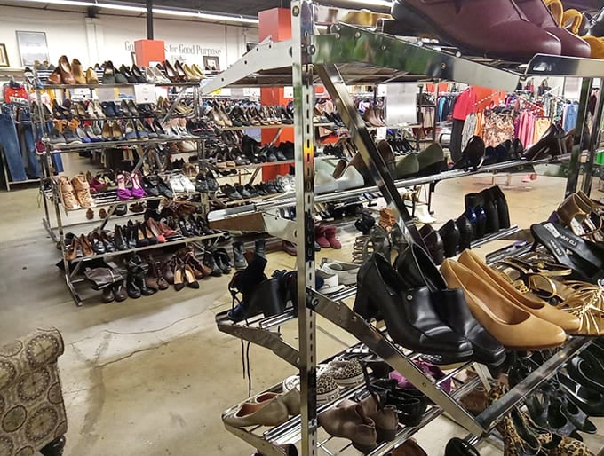 Shoe lovers, prepare yourselves: shelves upon shelves of footwear waiting to step into your life and wardrobe.