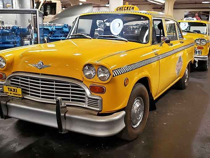 That iconic Checker cab yellow hits different when you're standing right in front of the real deal, doesn't it?