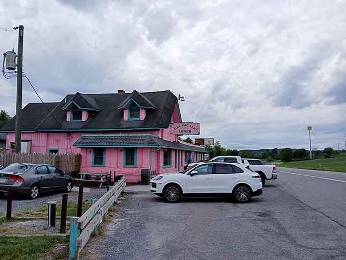 That pink diner is exactly the kind of roadside gem that makes Virginia road trips absolutely unforgettable.