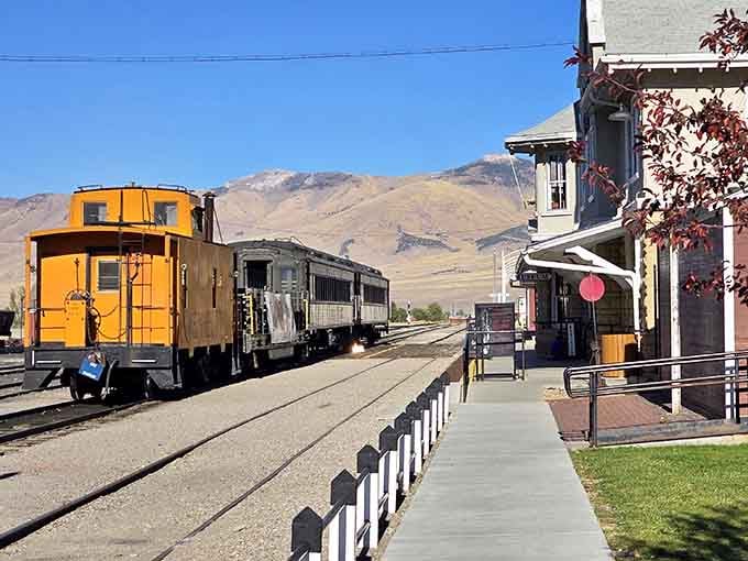 All aboard nostalgia! The Nevada Northern Railway's vintage trains offer rides through history without requiring a flux capacitor.