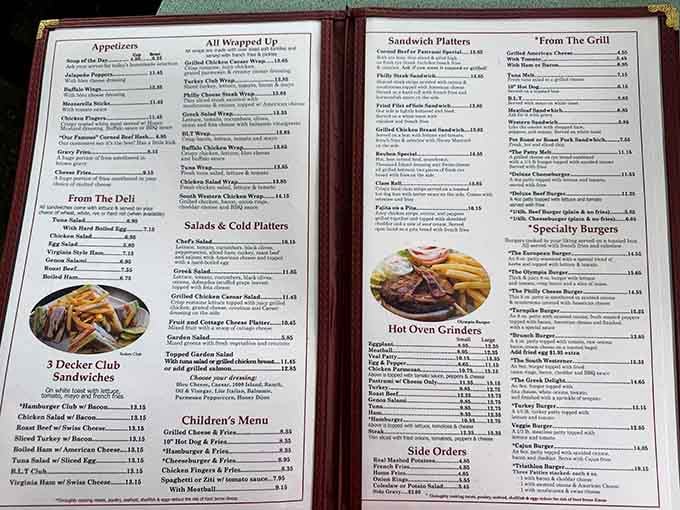 This isn't a menu, it's a choose-your-own-adventure novel where every ending involves satisfaction and possibly elastic waistbands.