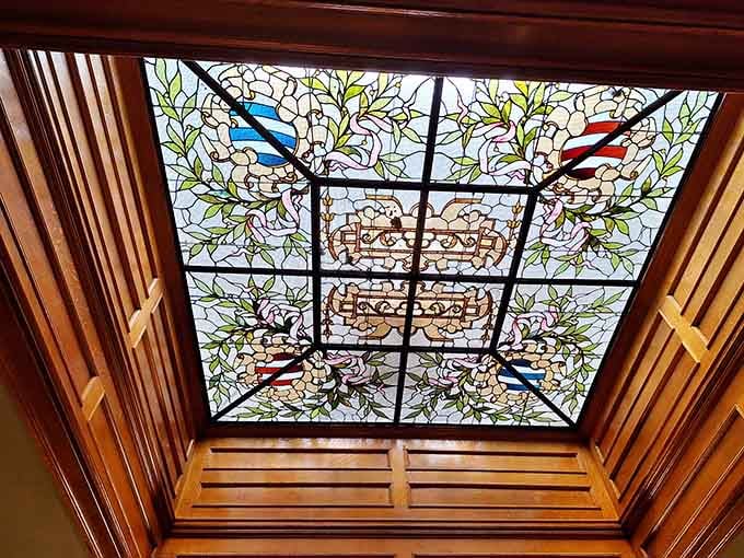 Stained glass that makes your smartphone screen look like a child's toy from a cereal box.