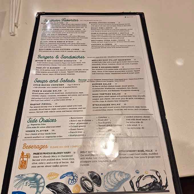 This menu reads like Southern comfort food's greatest hits album, and every single track is absolutely worth your time.