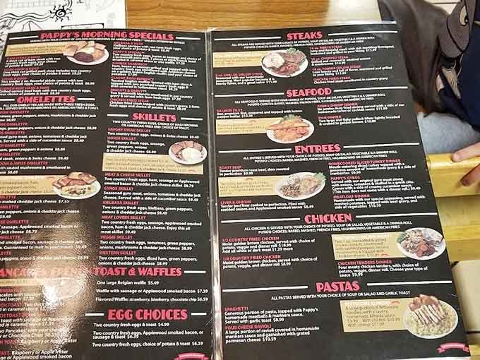 This menu reads like a greatest hits album of comfort food, and every track's a banger.