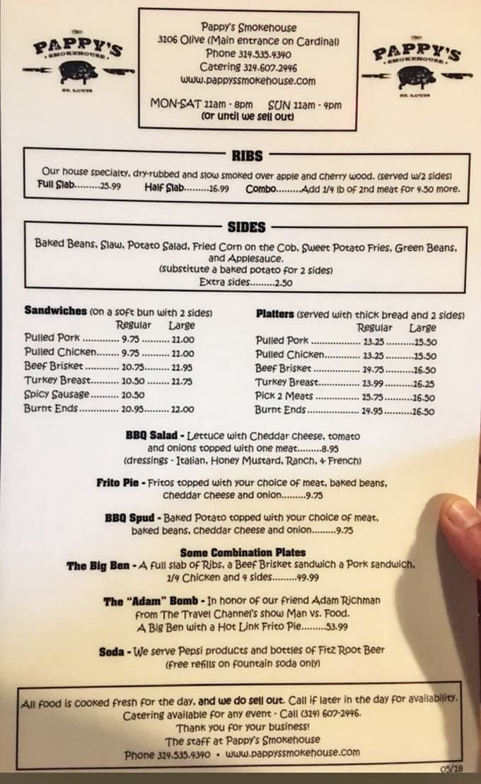 Simple menus often mean serious focus, and this one proves dedication to doing barbecue exactly right.