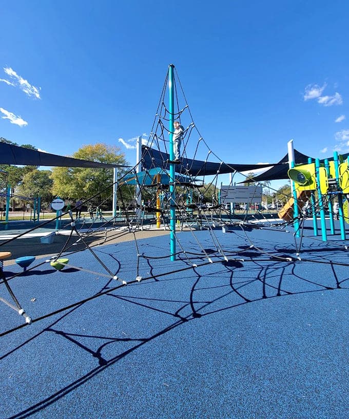 This climbing pyramid makes Everest look like a speed bump, at least from a six-year-old's perspective.