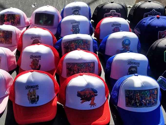 Avengers caps in every color because even your head deserves to join the Marvel Cinematic Universe on a budget.