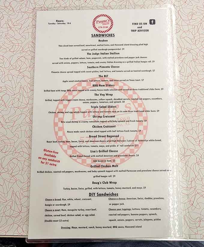 When the menu requires this much reading, you know someone's been perfecting their craft for quite some time.