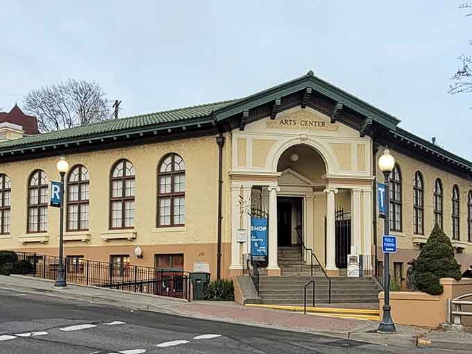 The Pendleton Center for the Arts occupies a beautifully restored historic building, proving that in this town, culture and history are comfortable dance partners.