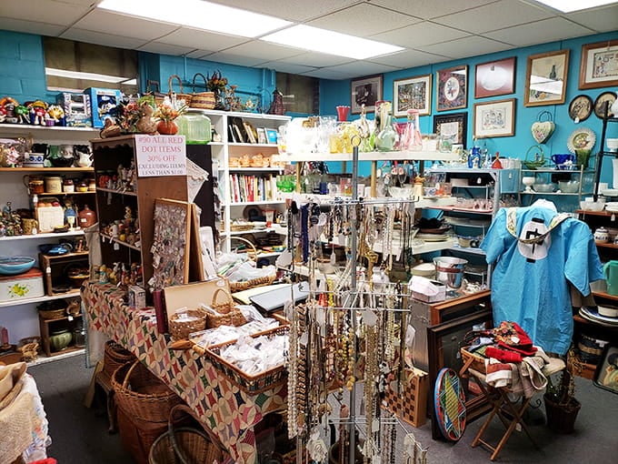 One vendor's booth becomes your personal time machine, packed with memories you forgot you had until right now.