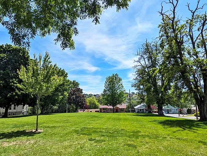 These green spaces are Pendleton's natural air conditioning. On summer days, locals sprawl under century-old trees like cats finding the perfect sunbeam.