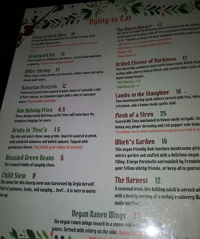 Menu names that sound like spell ingredients, but the food is deliciously real and wonderfully satisfying.