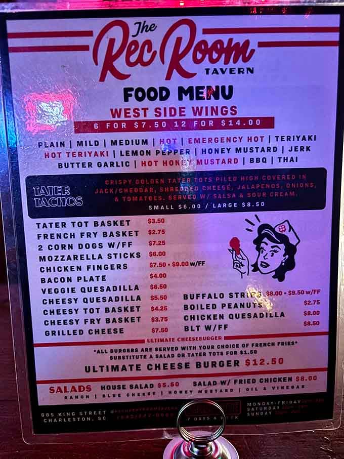 When the menu promises Emergency Hot wings, you know they're not messing around with their flavor game here.